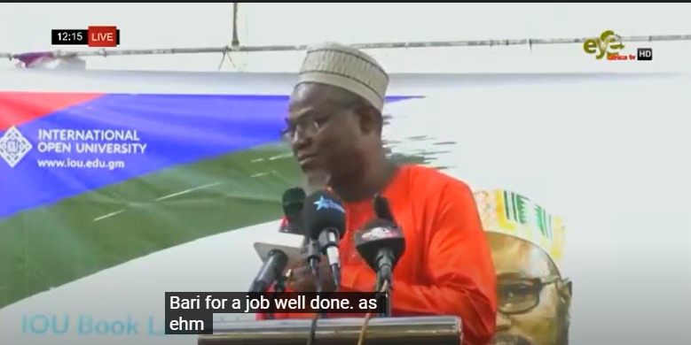 Highlights: IOU VC Dr. Cherno Omar Barry’s book launch | International ...