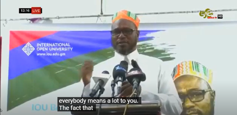 Highlights: IOU VC Dr. Cherno Omar Barry’s book launch | International ...