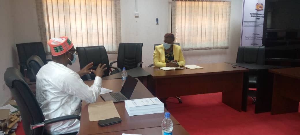 IOU VC Dr. Cherno Omar Barry meets CEO, NCHE Malawi | International ...