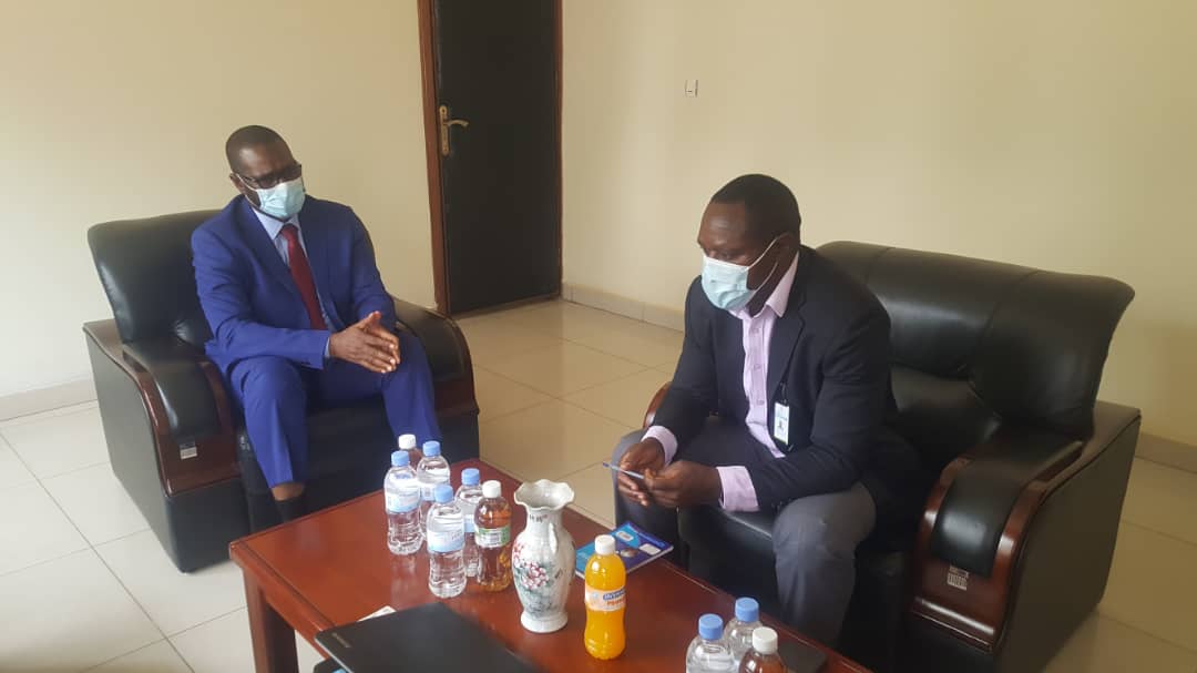 IOU VC Dr. Cherno Omar Barry meets Director General NESA in Rwanda ...