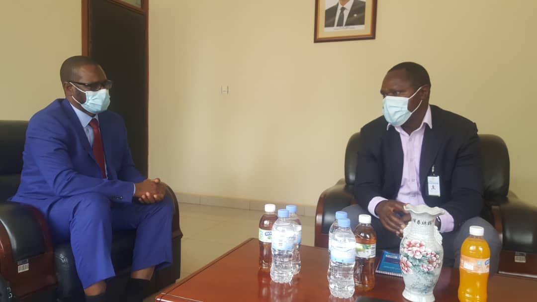 IOU VC Dr. Cherno Omar Barry meets Director General NESA in Rwanda ...