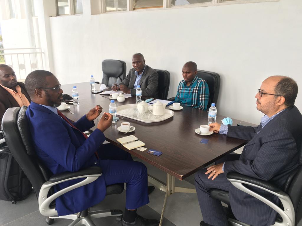 IOU VC Dr. Cherno Omar Barry meets management of ICC KIgali-Rwanda ...